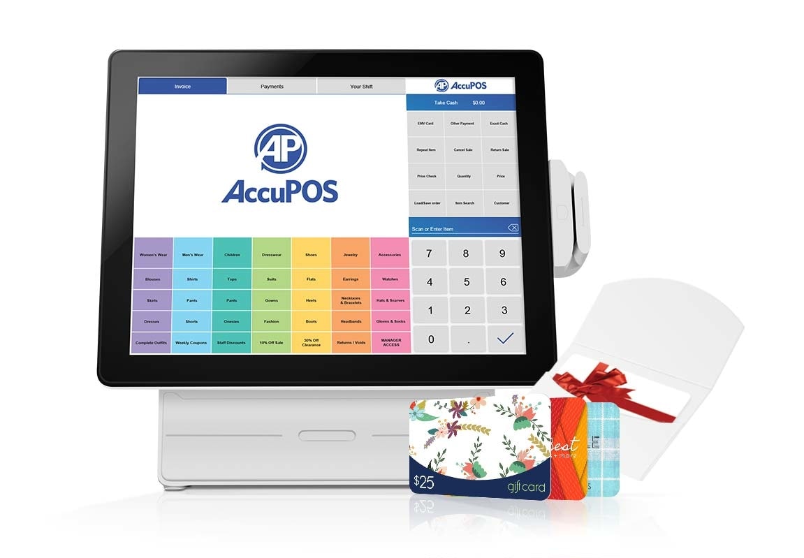 Custom Gift Cards — AccuPOS Point of Sale