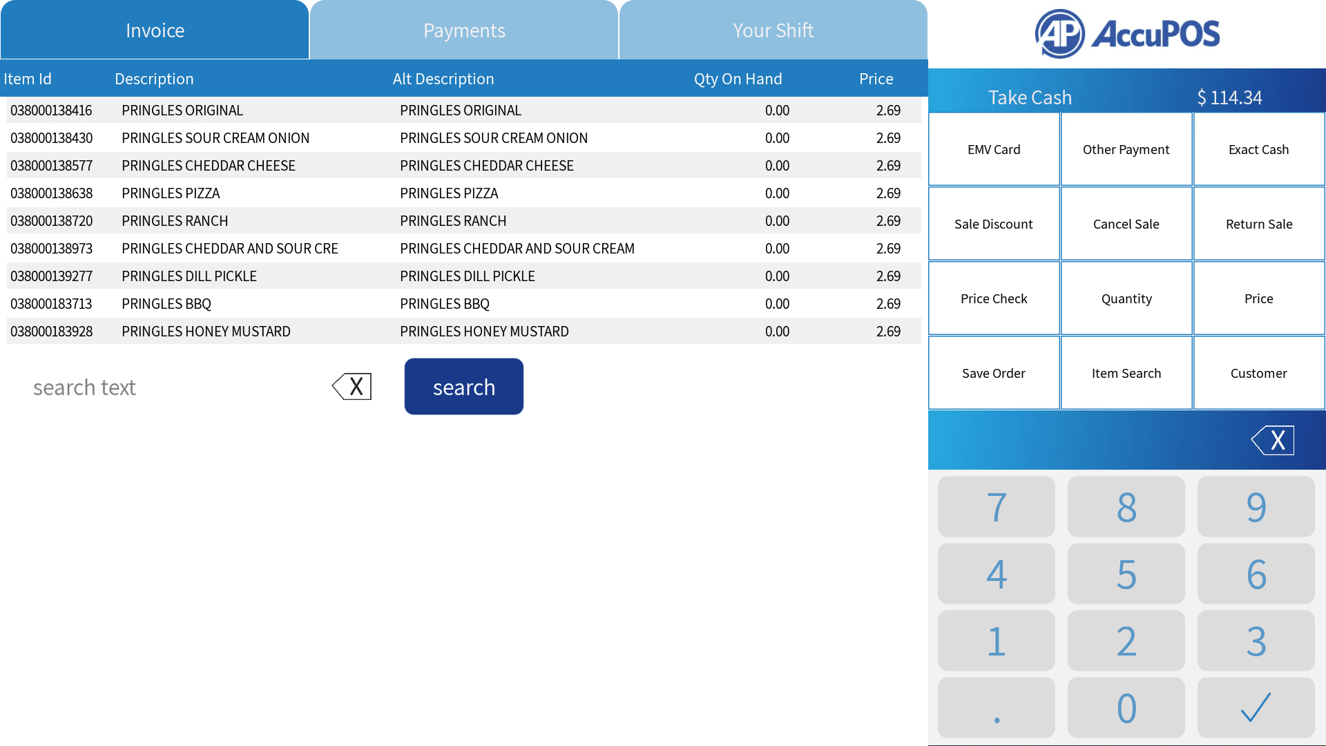 Retail General Demo — AccuPOS Point of Sale