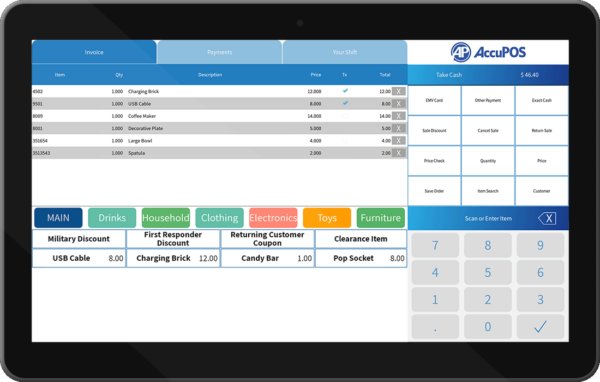 AccuPOS™ Point of Sale — Advanced POS Software & POS Systems